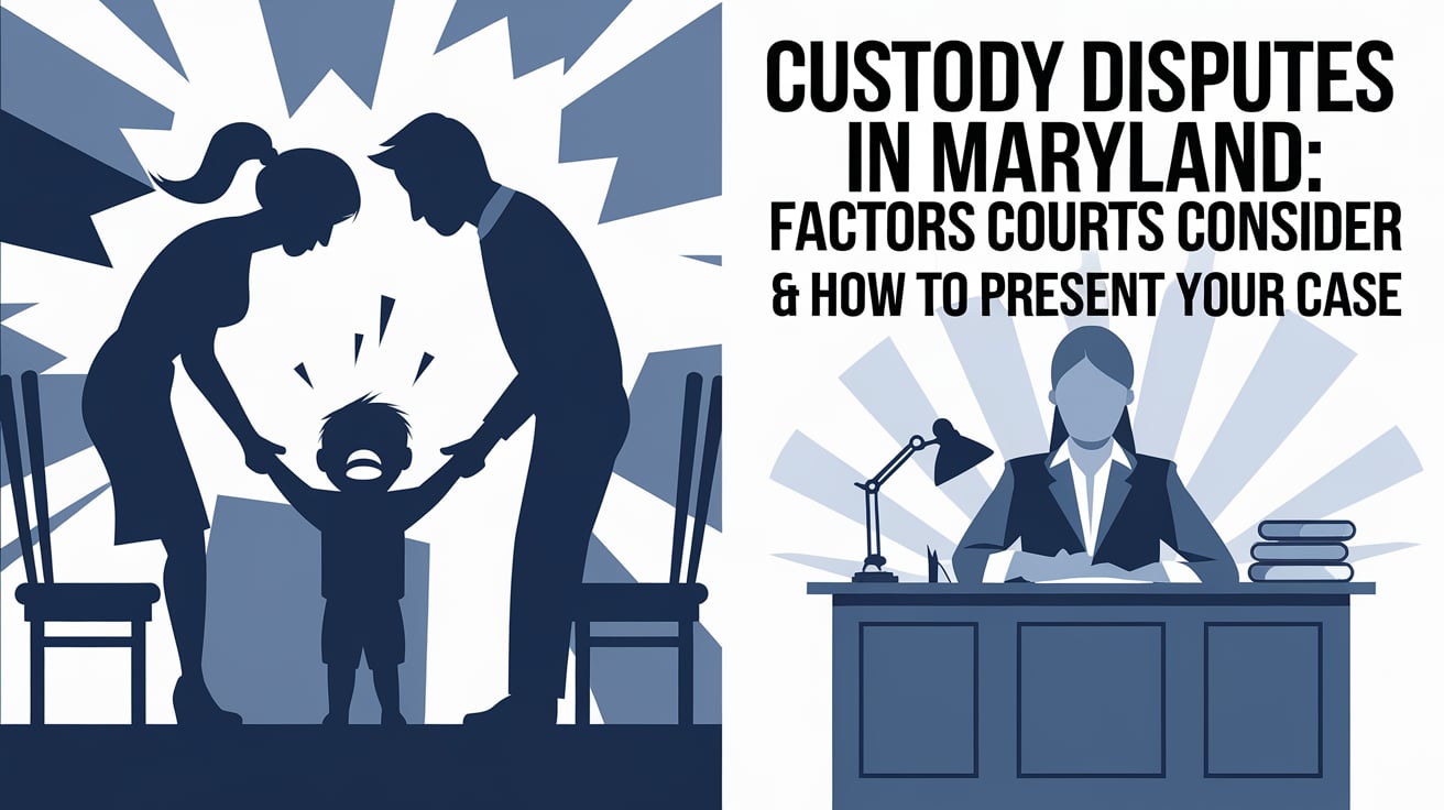 Custody Disputes in Maryland: Factors Courts Consider & How to Present ...